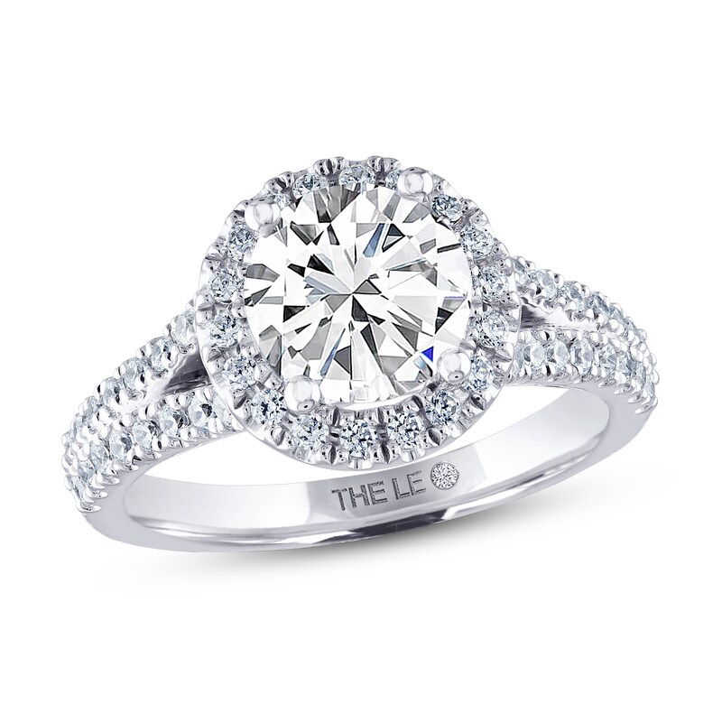 Previously Owned THE LEO Diamond Engagement Ring 1-7/8 ct tw Round-cut ...