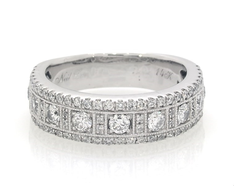 Previously Owned Neil Lane Diamond Anniversary Ring 1-1/8 ct tw 14K ...