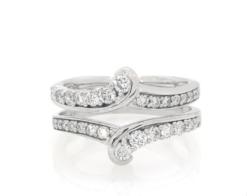 Previously Owned Diamond Enhancer Band 5/8 ct tw 14K White Gold | Kay