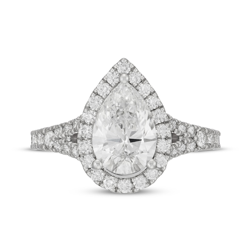Previously Owned Neil Lane Artistry Pear-Shaped Lab-Grown Diamond ...
