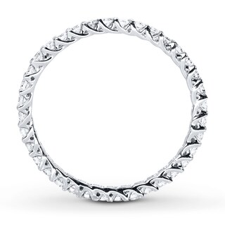 Previously Owned Diamond Eternity Ring 1/2 ct tw Round-cut 14K White ...