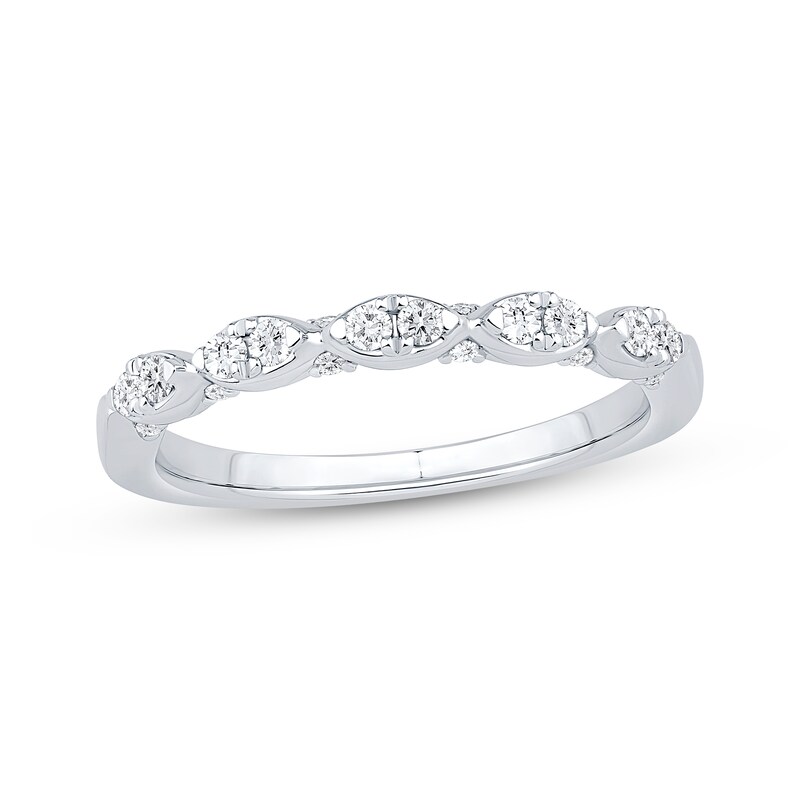 Previously Owned Diamond Stackable Anniversary Ring 1/4 ct tw 10K White ...