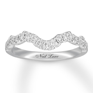 Neil Lane Diamond Wedding Band 1/3 ct tw 14K White Gold | Womens Bands ...