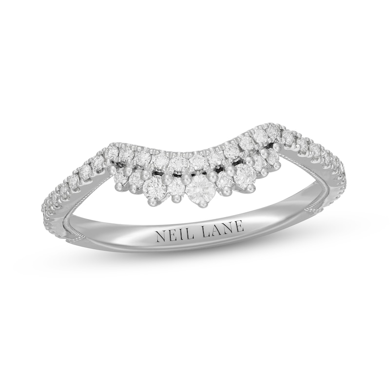 Neil Lane Diamond Wedding Band 1/3 ct tw Round-cut 14K White Gold | Kay