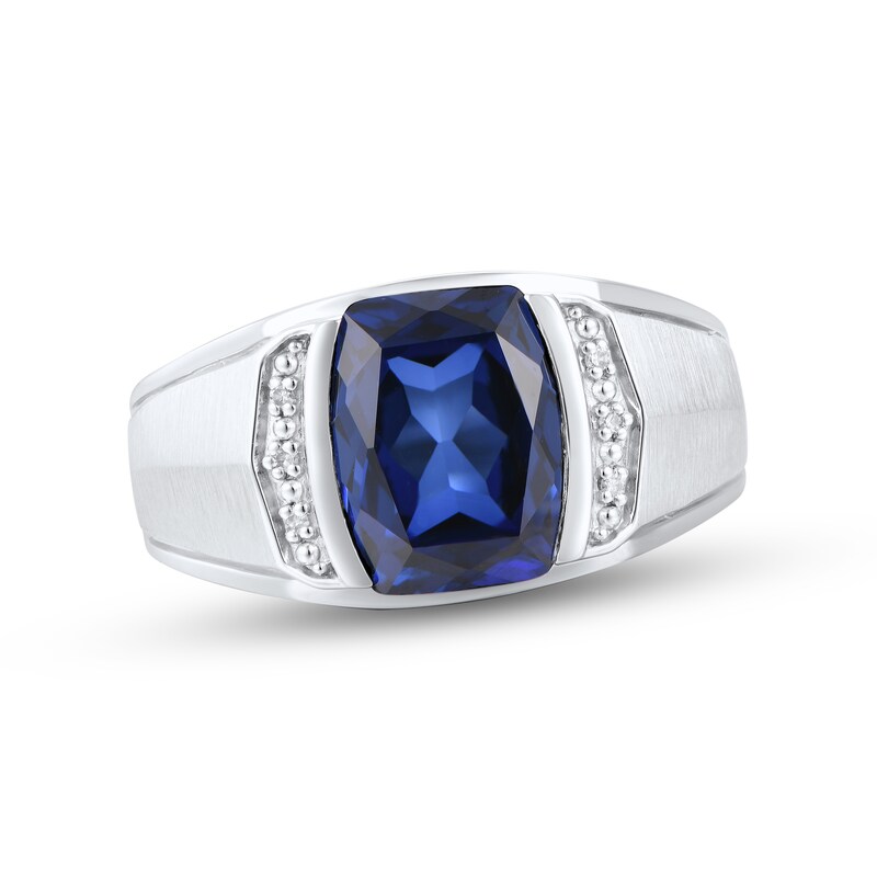 Blue Diamond Ring For Men
