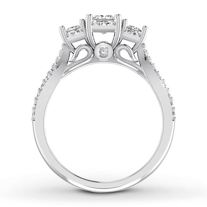 Memories Moments Magic Diamond Engagement Ring 1 Ct Tw Princess Round