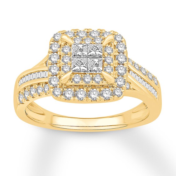 Kay Diamond Engagement Ring 1 ct tw 10K Yellow Gold | SheFinds