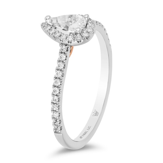 Hallmark Diamonds Engagement Ring 3/8 ct tw 10K Two-Tone Gold | Kay
