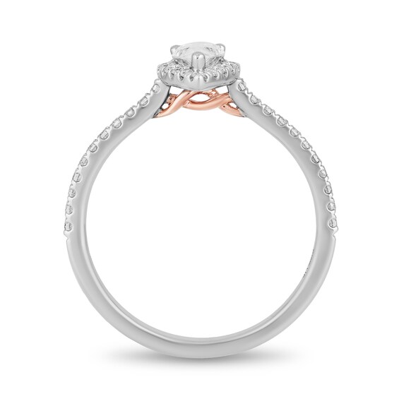 Hallmark Diamonds Engagement Ring 3/8 ct tw 10K Two-Tone Gold | Kay