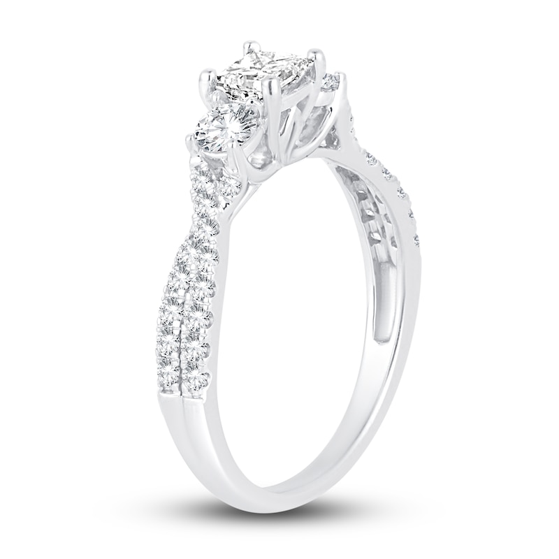 Memories Moments Magic Three Stone Diamond Engagement Ring 1 Ct Tw