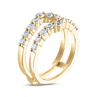 THE LEO Diamond Enhancer Ring 1 ct tw Round-cut 14K Yellow Gold | Kay