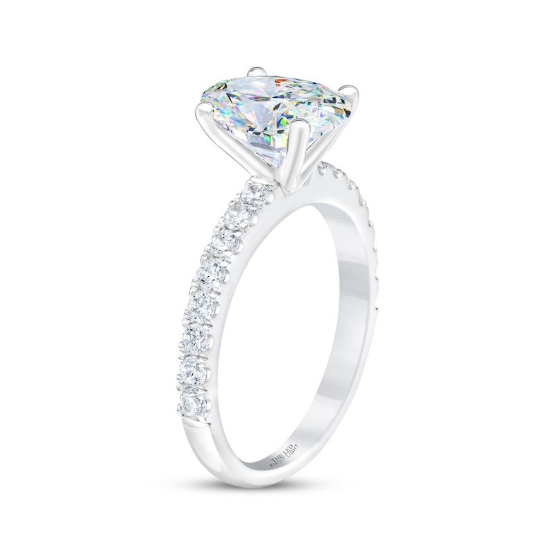 THE LEO First Light Diamond Oval-Cut Engagement Ring 2-3/8 ct tw 14K ...