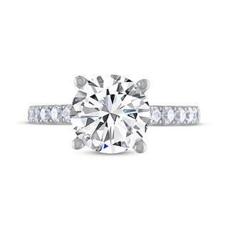 THE LEO Diamond Round-Cut Engagement Ring 3-1/2 ct tw 14K White Gold | Kay
